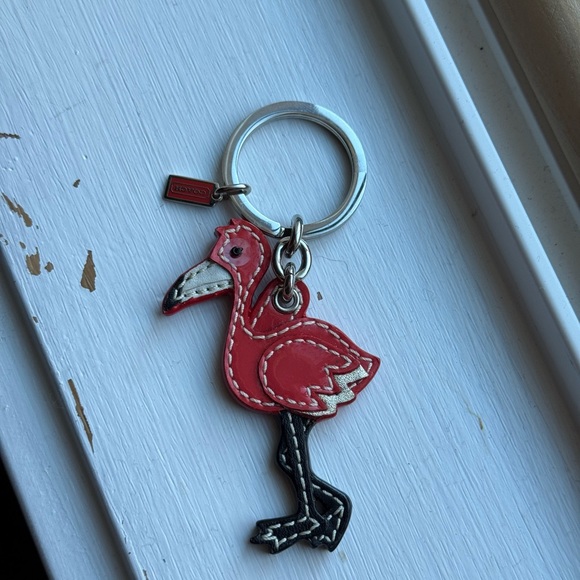 Coach | Accessories | Coach Red Flamingo Keychain Rare | Poshmark